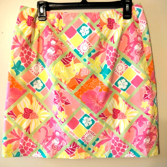 Lilly Pulitzer | Skirts | Lilly Pulitzer Multicolored Diamond Head ...